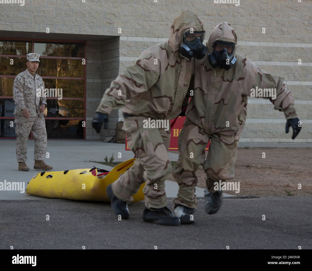 Second from right, U.S. Marine Corps Pfc. Nicolas Aallen, a Chemical ...