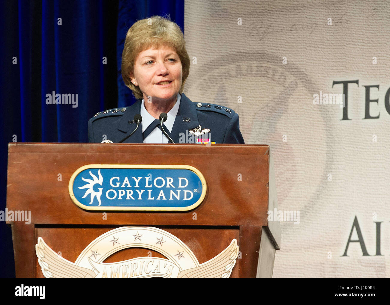 Air Force Reserve Chief, Lt. Gen. Maryanne Miller addresses the 2016 ...
