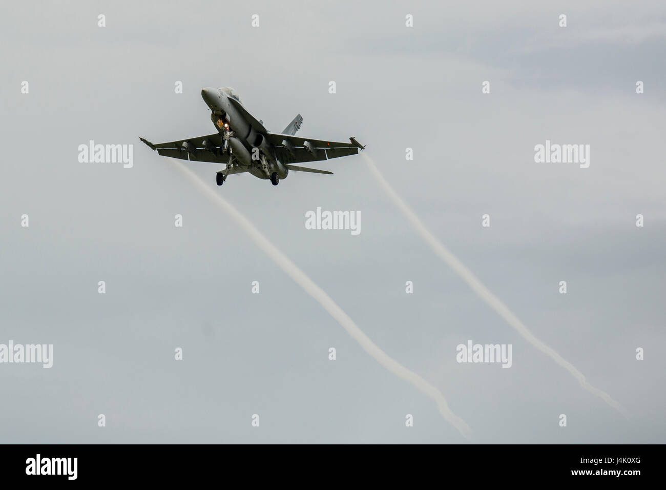 An F/A-18D Hornet from VMFA(AW)-225 took off from Sam Ratulangi ...