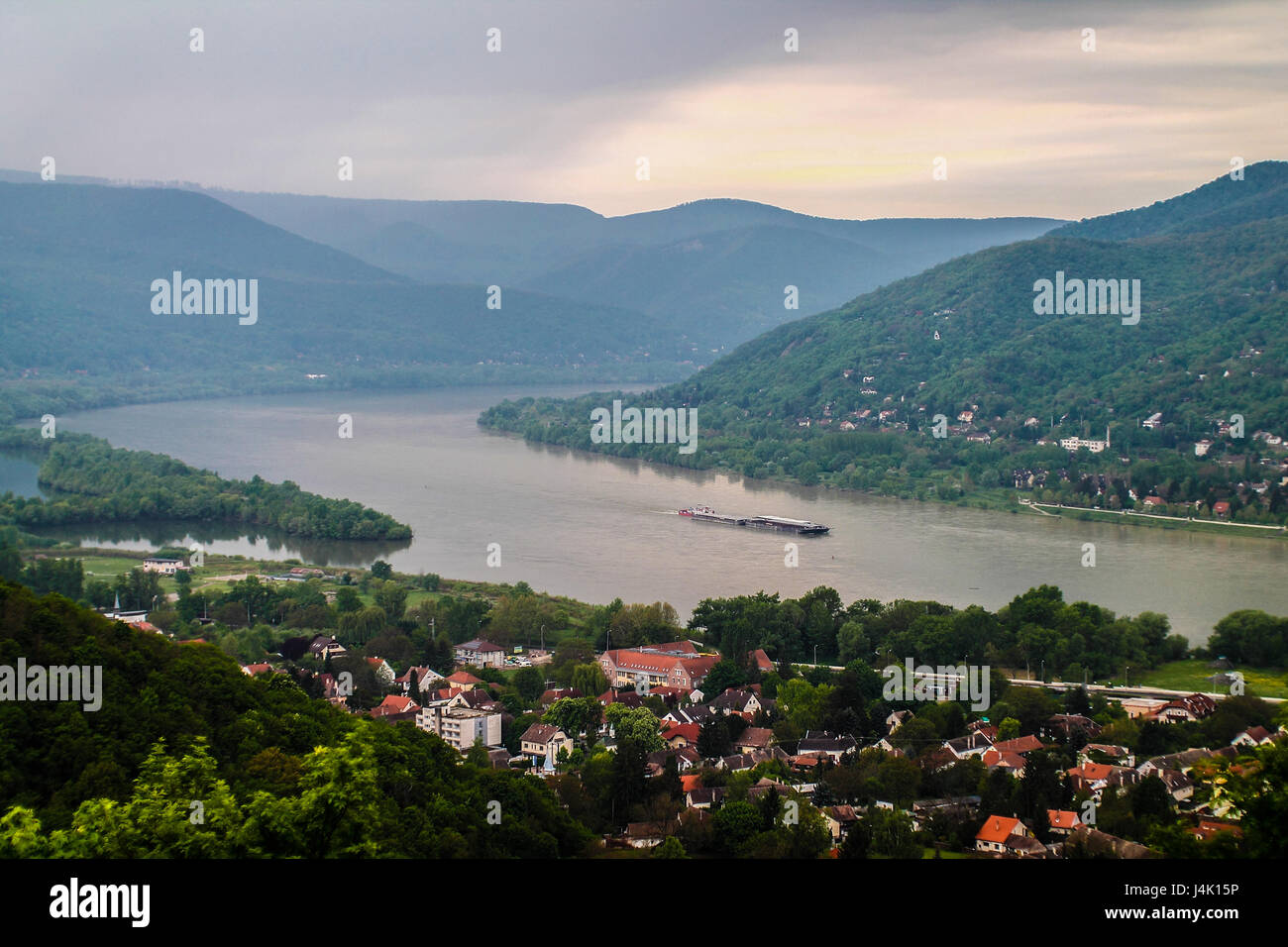 Danube bend aerial hi-res stock photography and images - Alamy