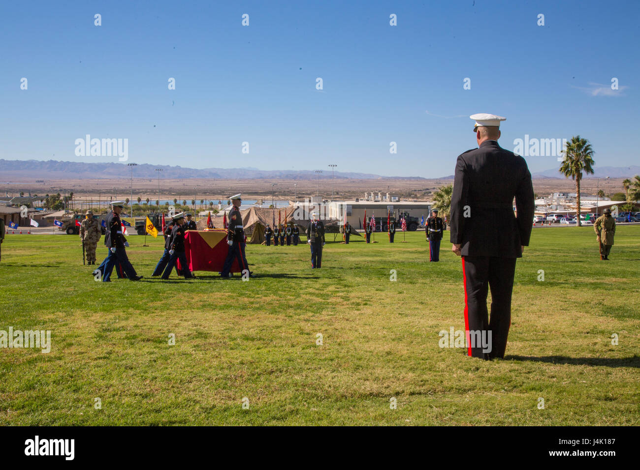 Marine corps birthday uniform hi-res stock photography and images - Alamy