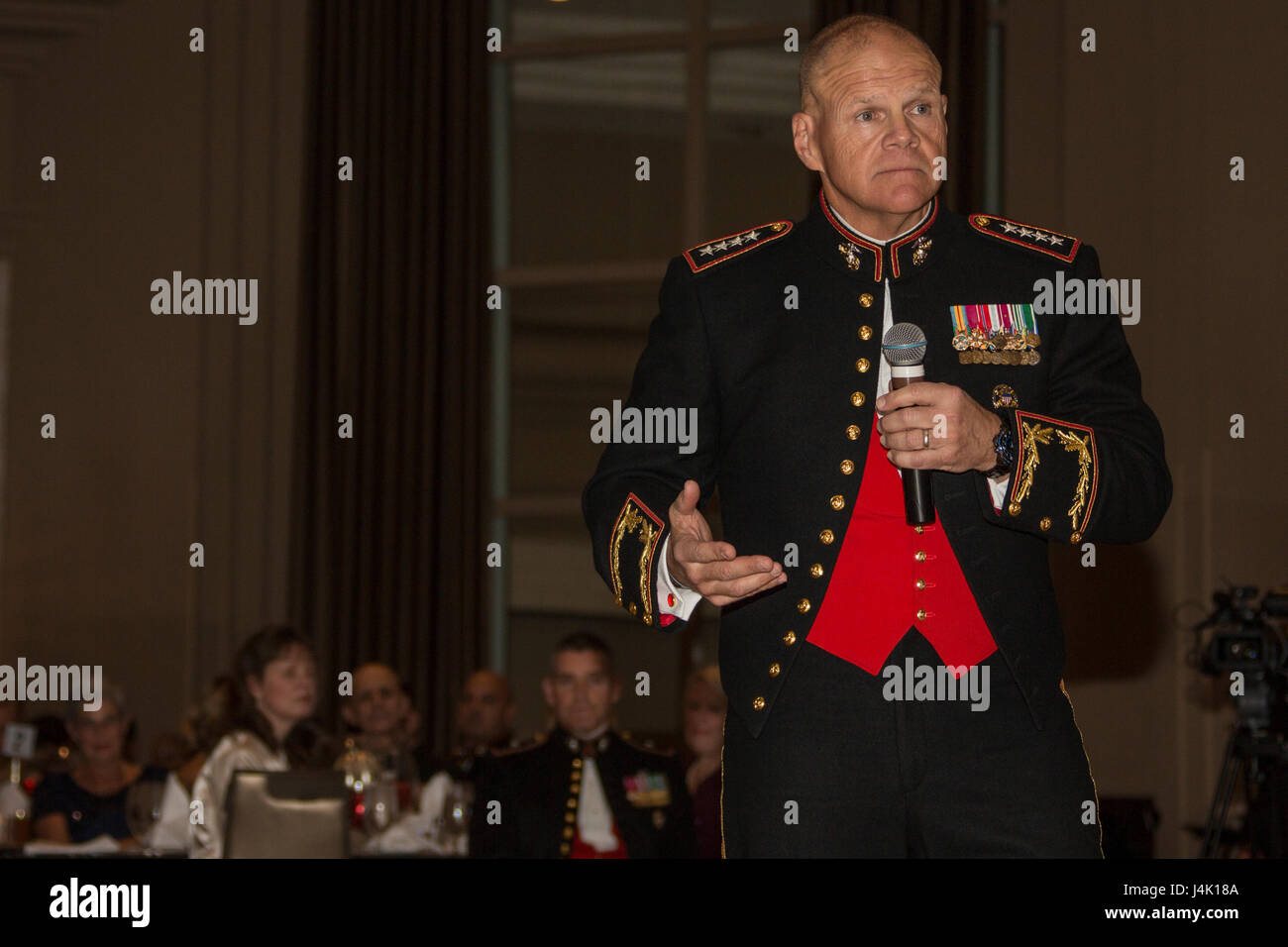 Commandant of the Marine Corps Gen. Robert B. Neller speaks to Marines ...