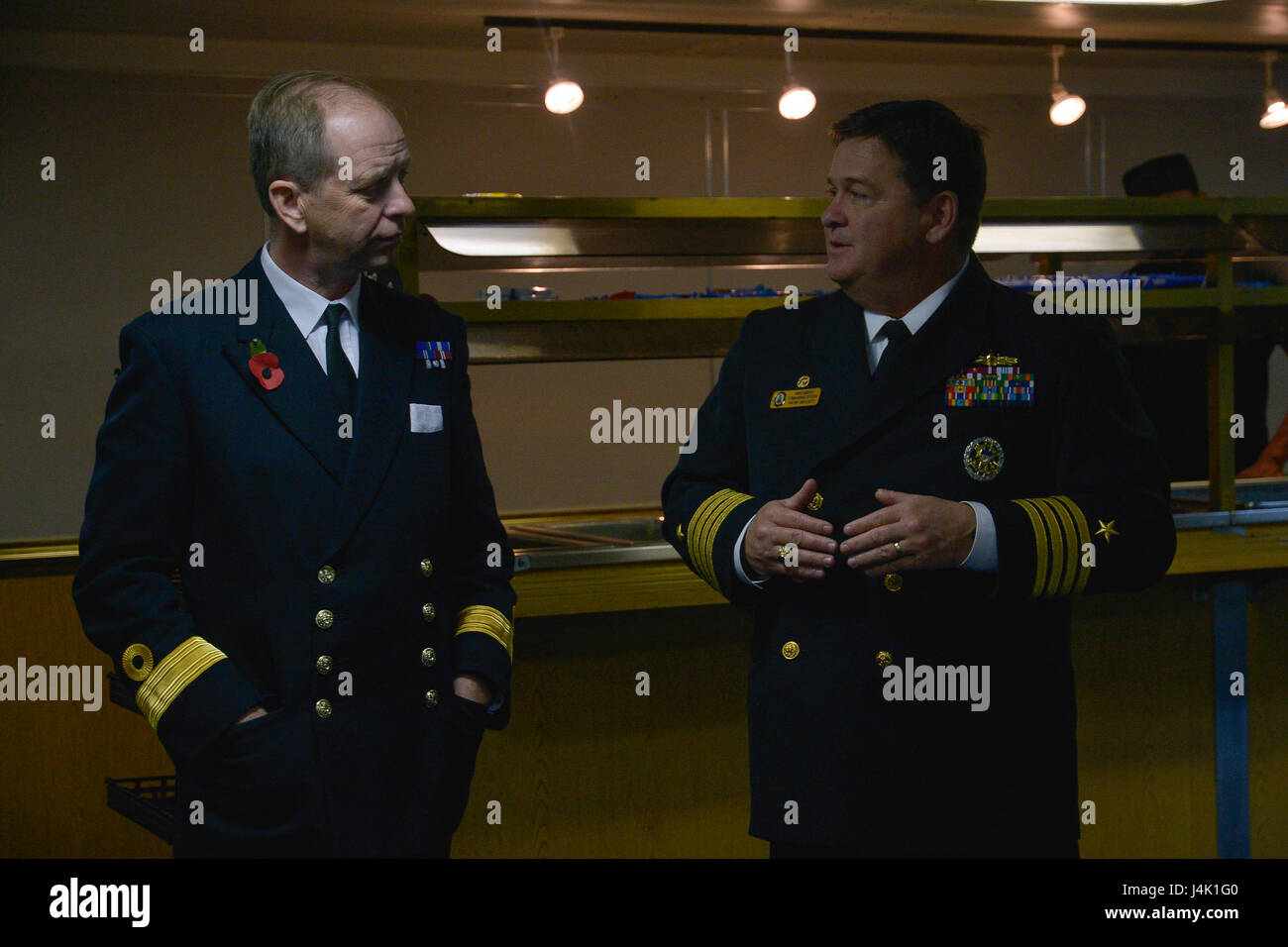 NEW YORK (Nov. 12, 2016) – Capt. James R. Midkiff, commanding officer ...