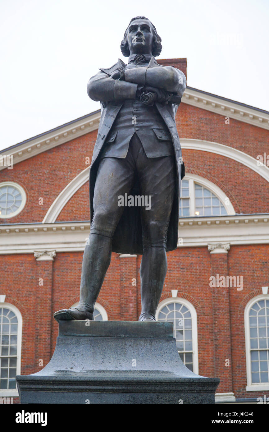 Samuel Adams Statue High Resolution Stock Photography and Images - Alamy
