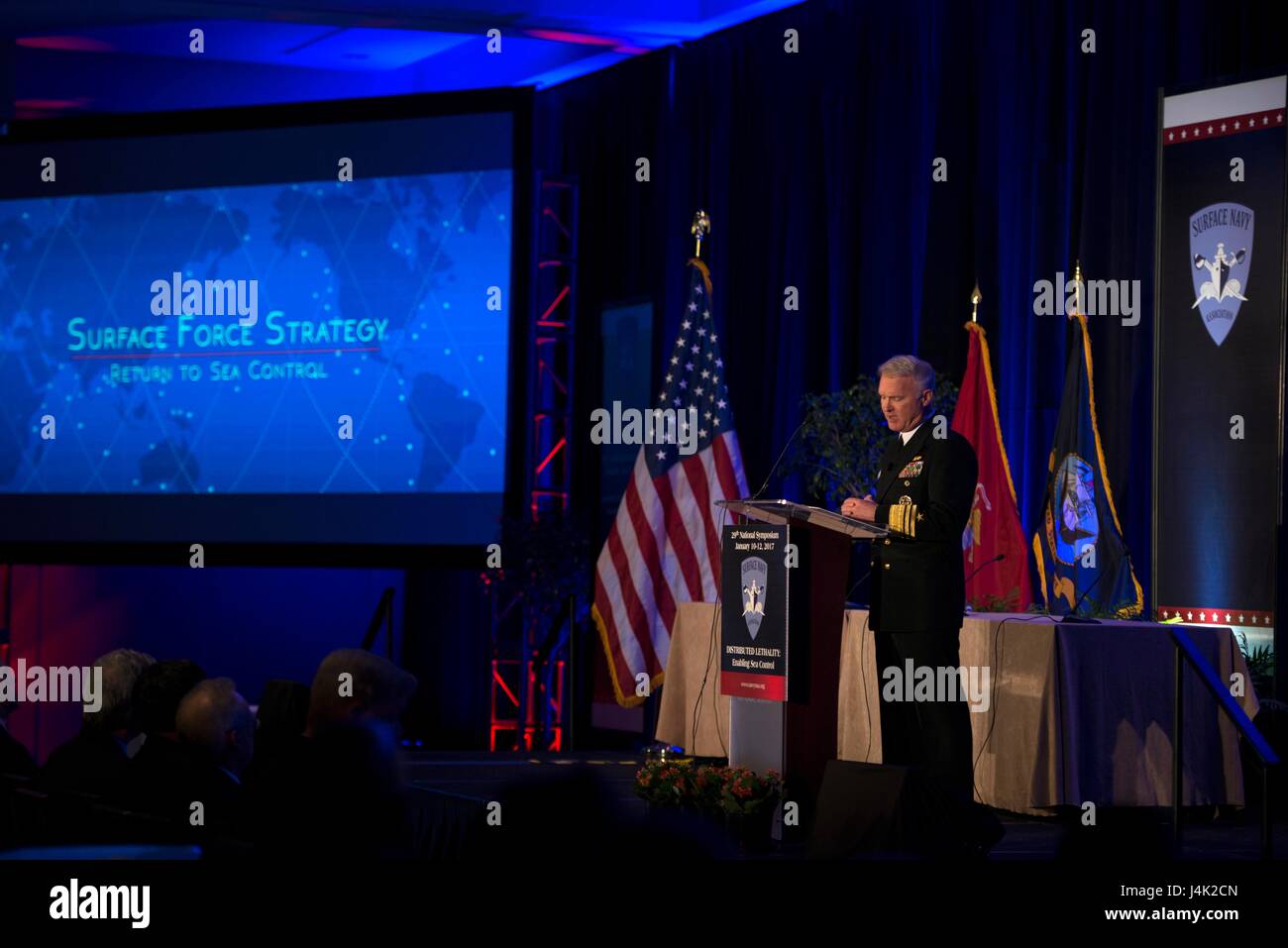 Naval Surface Forces leadership presents the Surface Force Strategy at ...