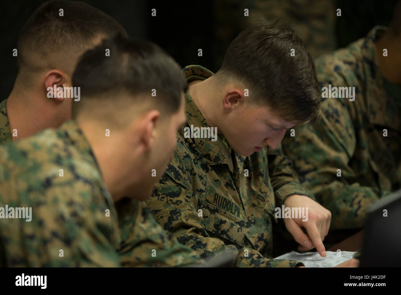 U.S. Marine Corps Lance Cpl. Nathan M. Rudolph, a rifleman with Fox ...