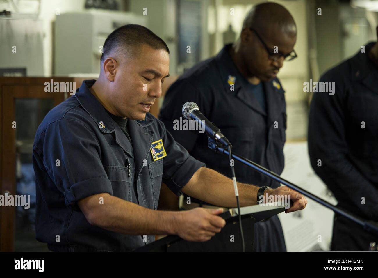 ARABIAN SEA (Jan. 17, 2017) USS Makin Island (LHD 8) Chaplain Lt. Cmdr ...