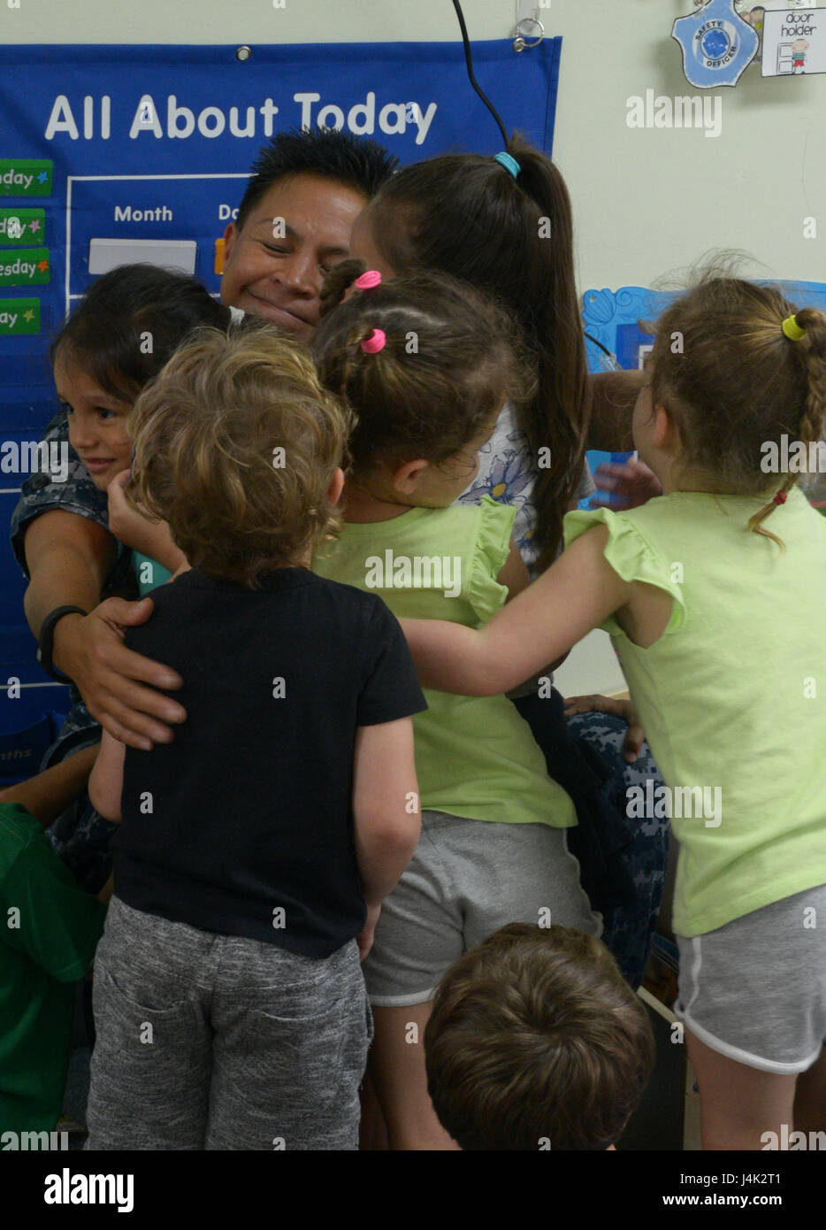 Preschool classroom hug hi-res stock photography and images - Alamy