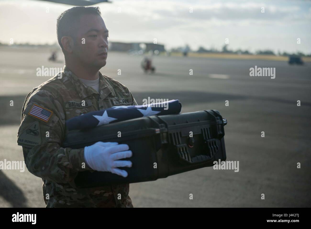 U.S. Army Sgt. 1st Class Roderick Balagtas, with the Defense POW/MIA ...