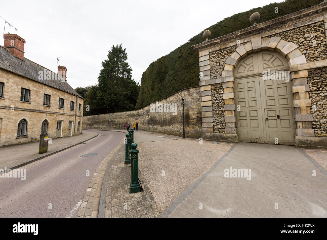 Bathurst Estate entrance at Park Street, Cirencester, Gloucestershire ...
