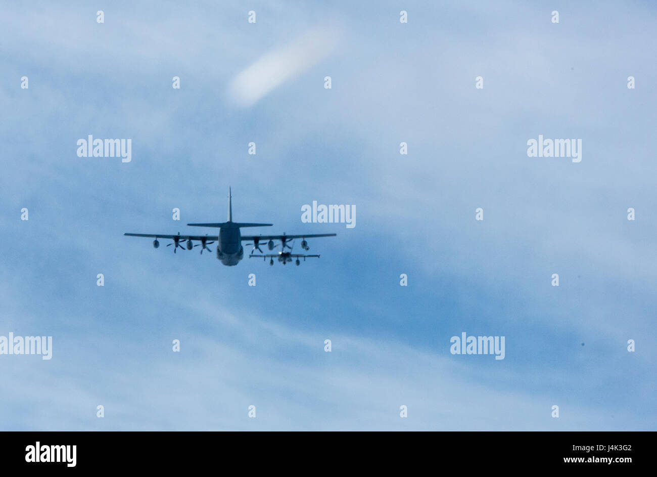 A KC-130J Super Hercules with Marine Aerial Refueler Squadron (VMGR ...
