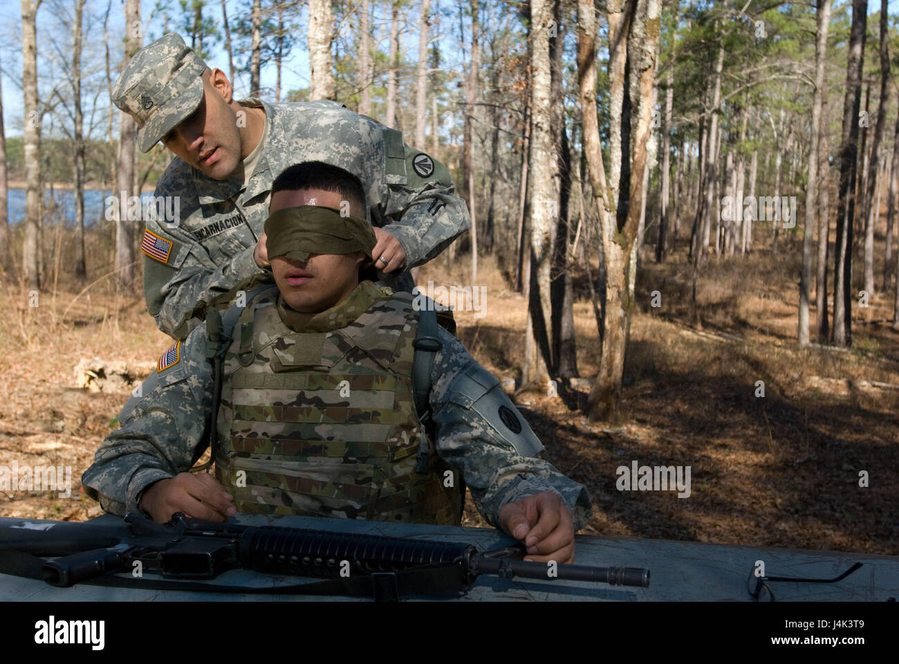 Private 1st Class David Ortiz from Brooklyn, New York of the 652nd ...