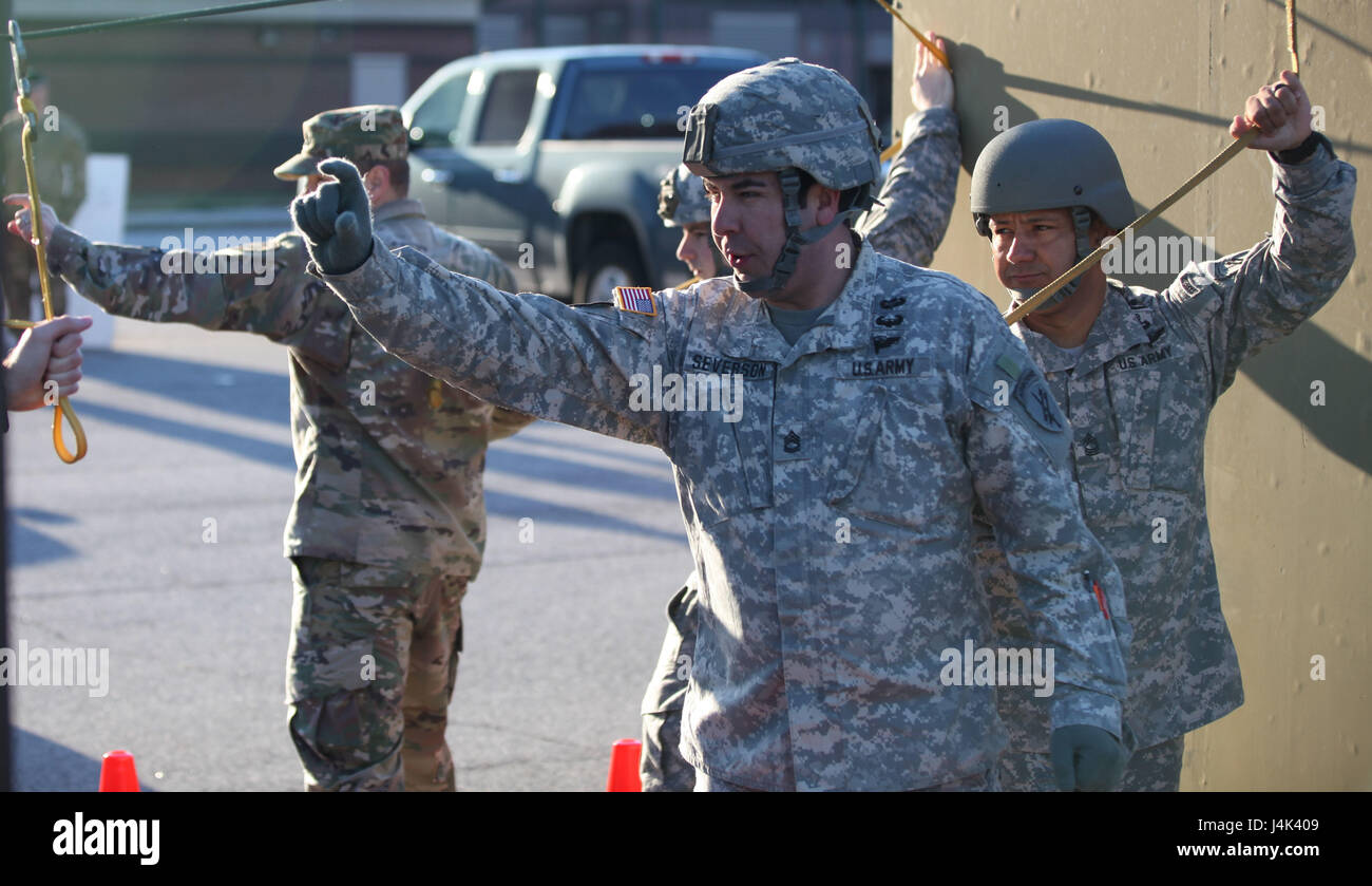 US Army paratroopers conduct Sustained Airborne Training at Fort Gillem ...