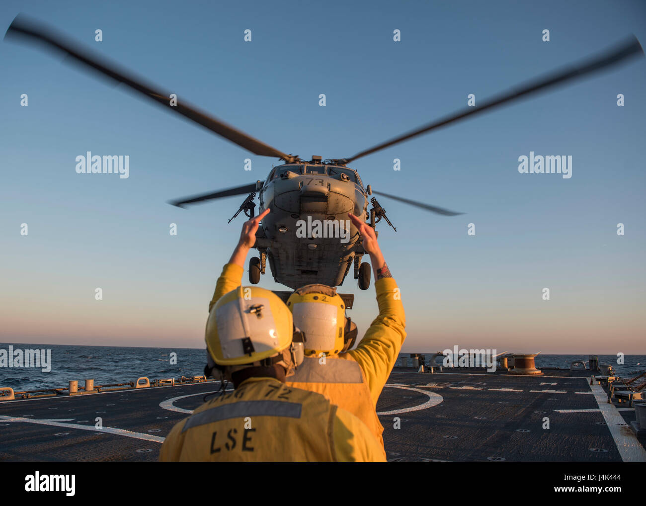 170306-N-CS953-019 ARABIAN SEA (Mar. 6, 2017) Boatswain's Mate 3rd ...