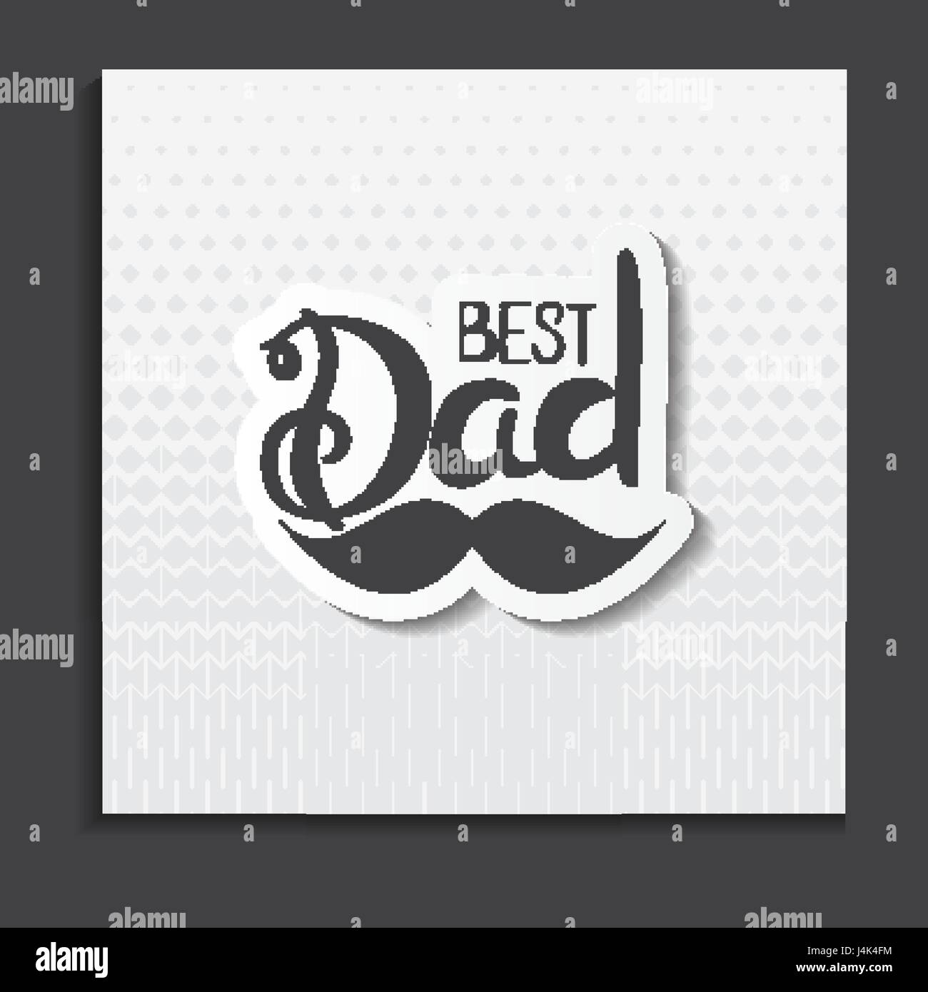 Fathers Day Background. Best Dad Vector Illustration Stock Vector Image ...