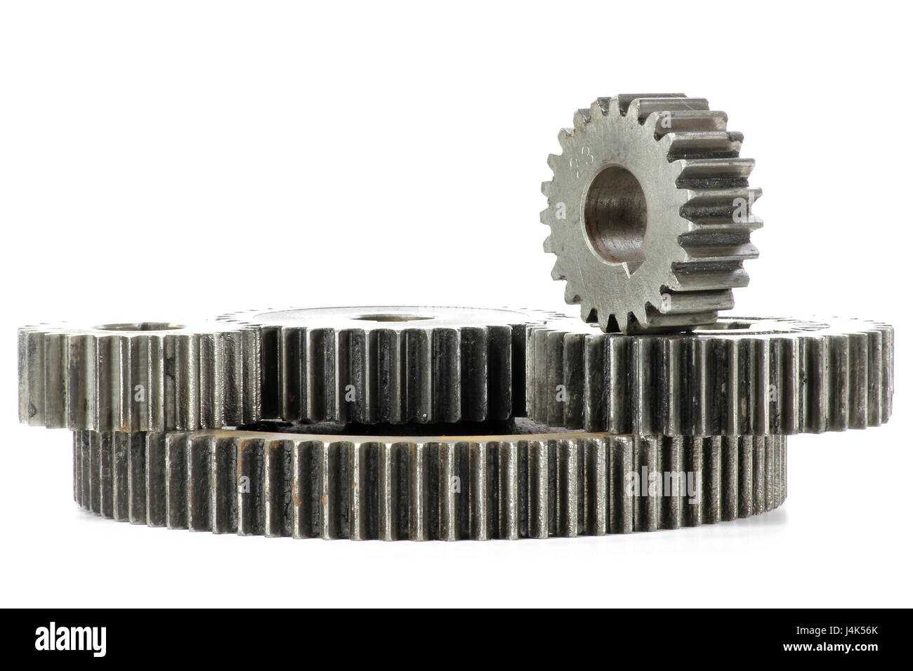 cogs isolated on white background Stock Photo - Alamy