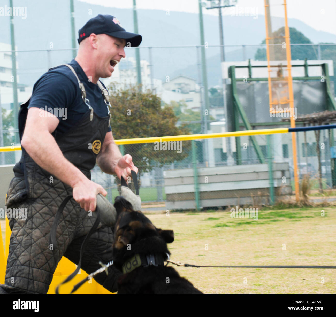 SASEBO, Japan (March 20, 2017) Master-at-Arms 1st Class Justin Treml ...