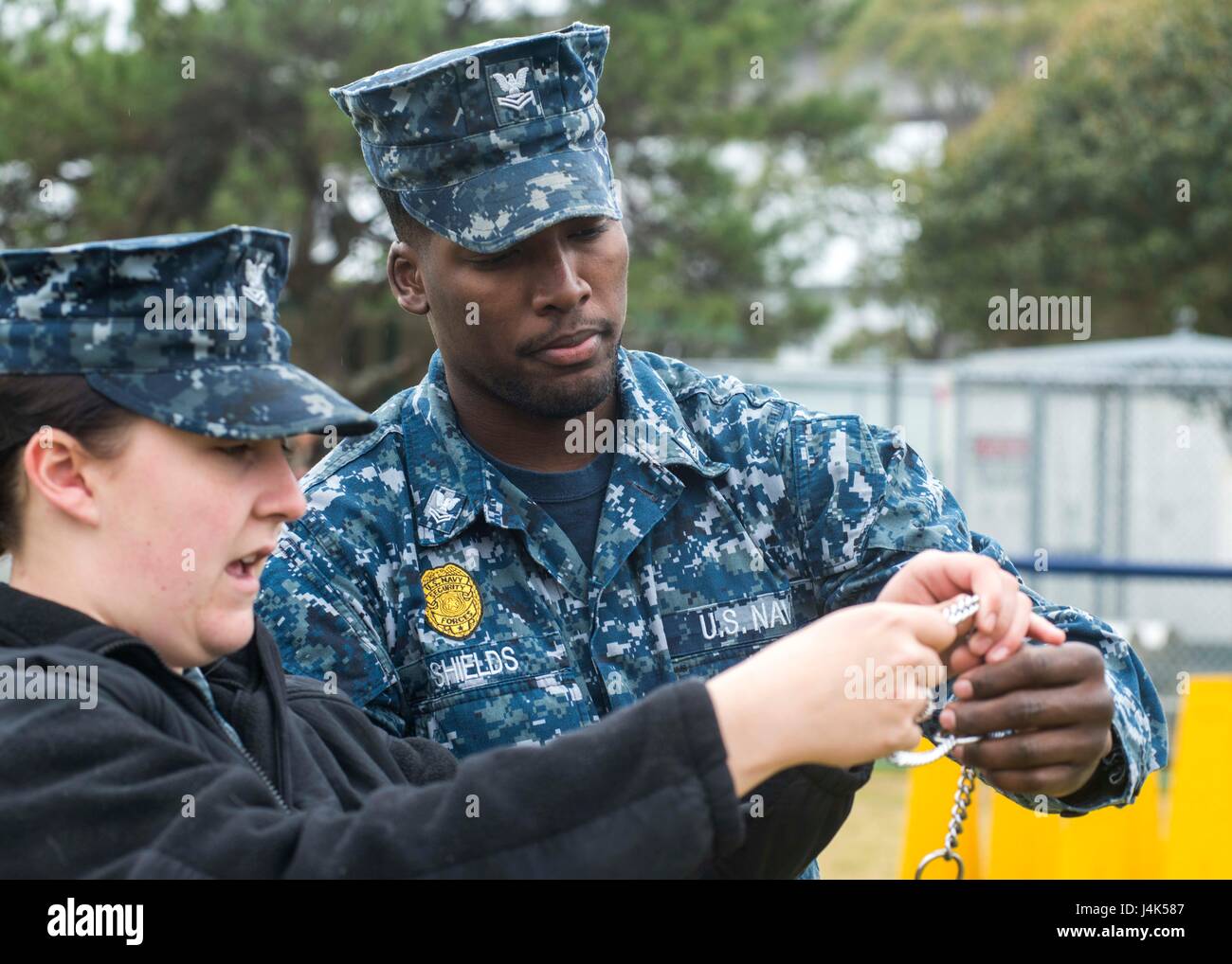 SASEBO, Japan (March 20, 2017) Master-at-Arms 2nd Class Justin Shields ...