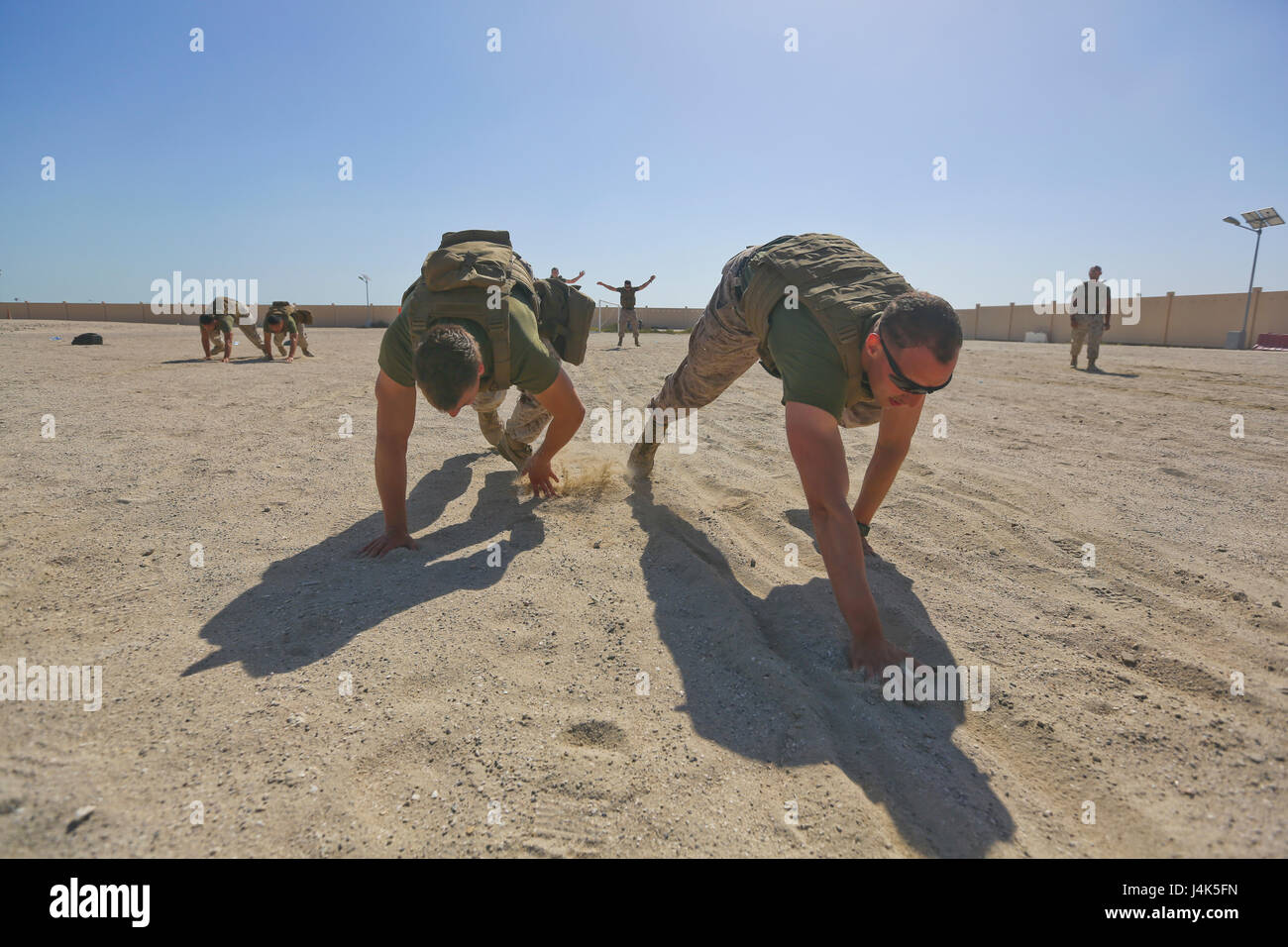 U.S. Marines with DJC2 Detachment participate in MCMAP training in the ...