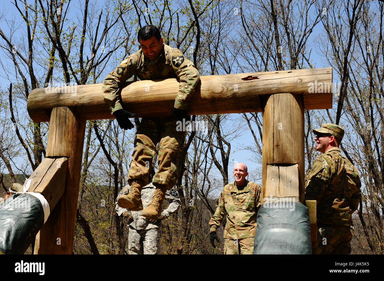 A participant for 2nd Infantry Division Best Warrior competition ...
