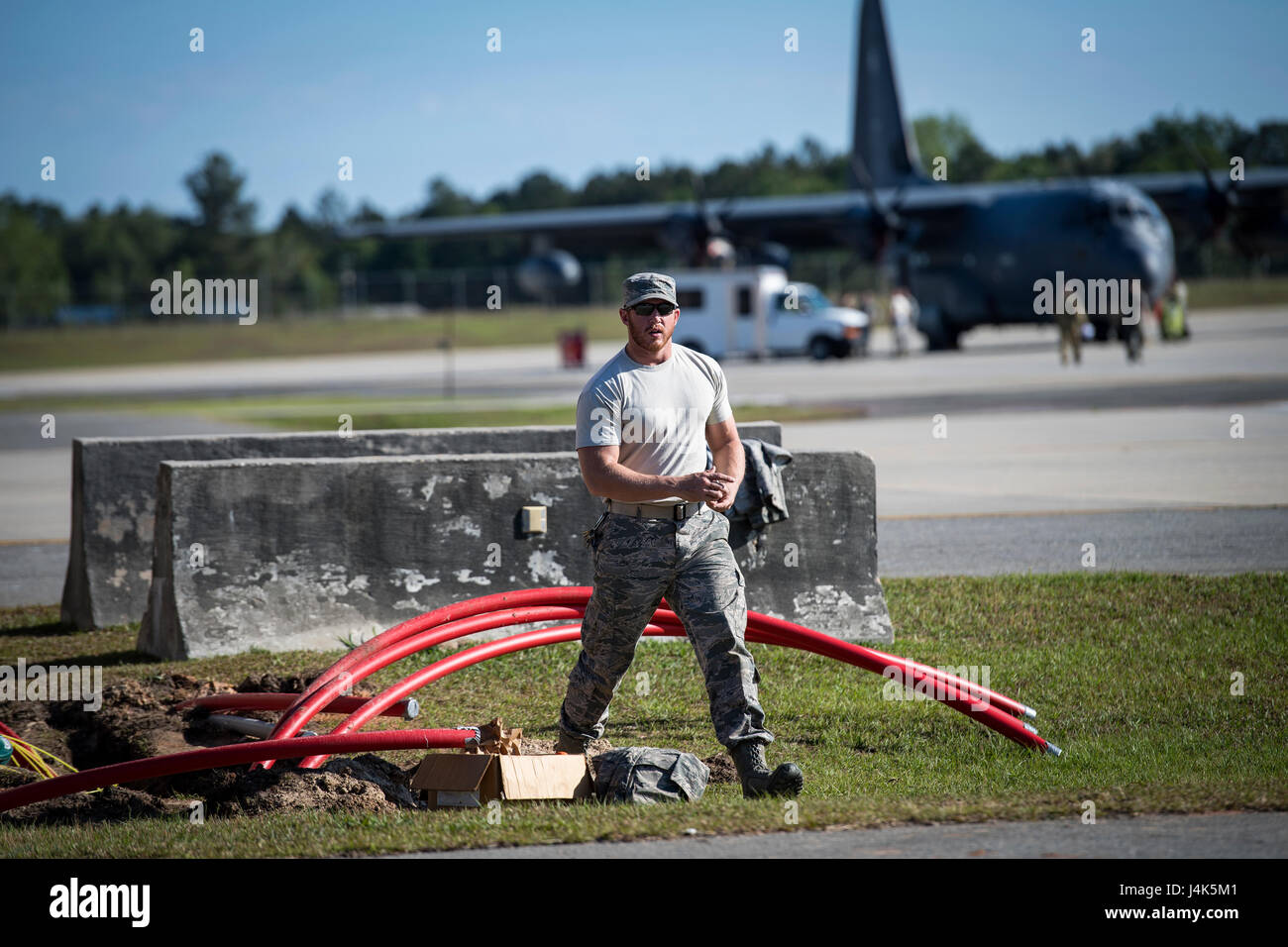 Staff Sgt. Nicholas Worley, 23d Civil Engineer Squadron electrical ...