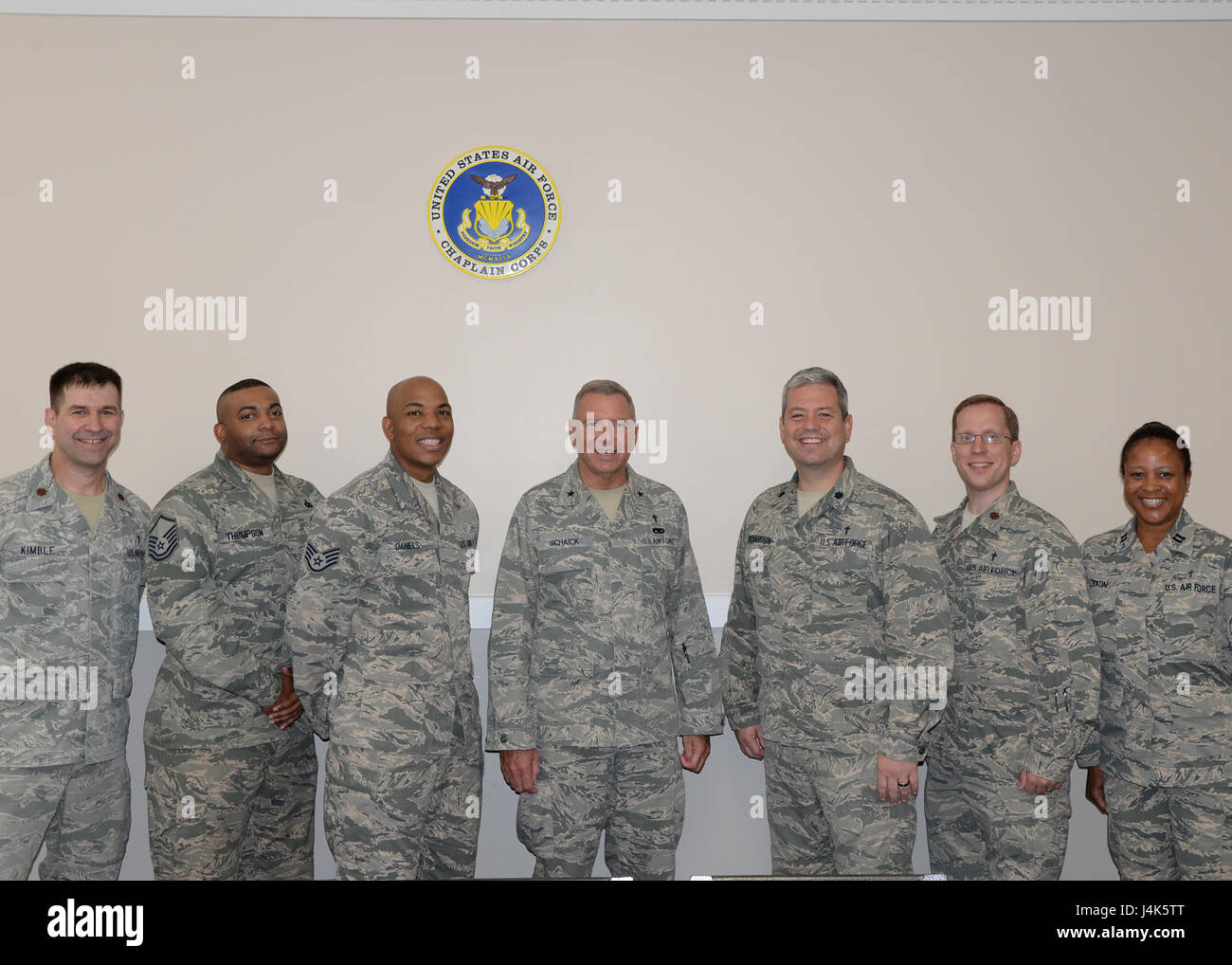 The 14th Flying Training Wing Chapel team stands with Ch, Brig. Gen ...