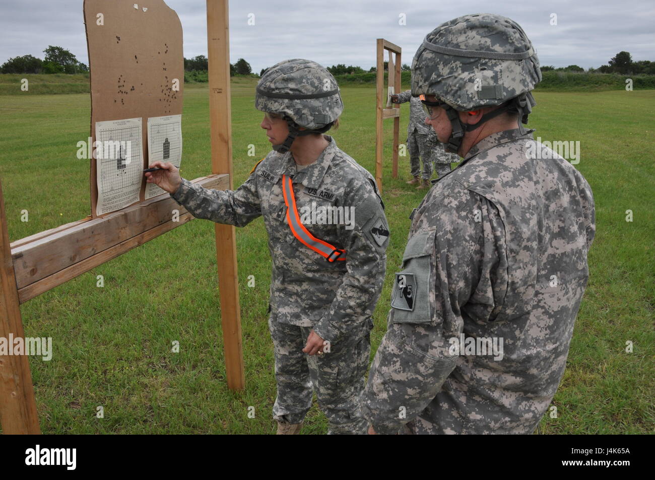 In this image released by the Army Reserve's 75th Training Command ...