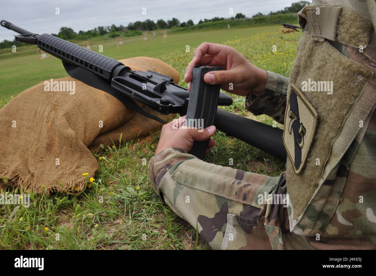 In this image released by the Army Reserve's 75th Training Command ...