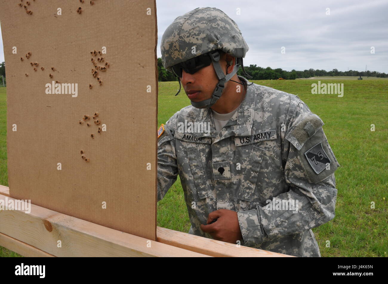 In this image released by the Army Reserve's 75th Training Command ...