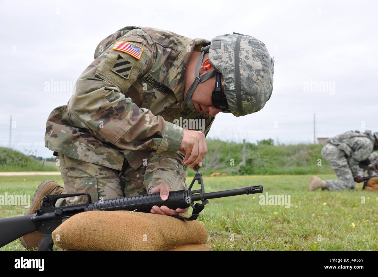 In this image released by the Army Reserve's 75th Training Command ...