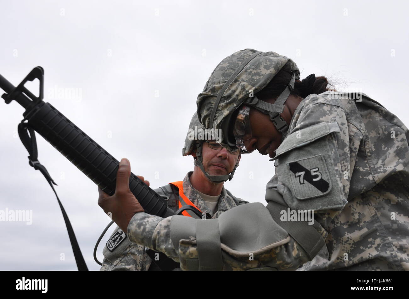In this image released by the Army Reserve's 75th Training Command ...