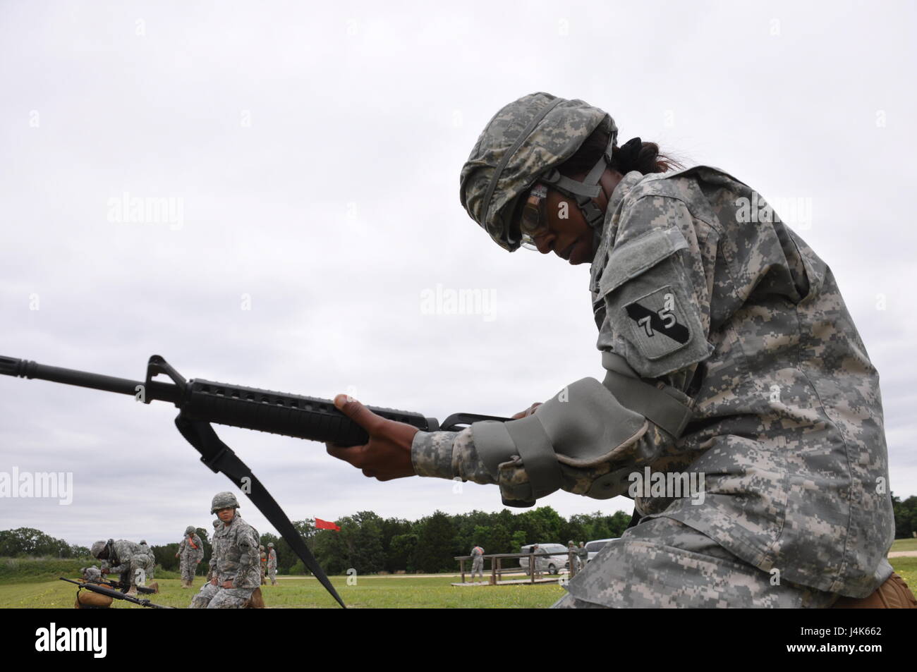 In this image released by the Army Reserve's 75th Training Command ...