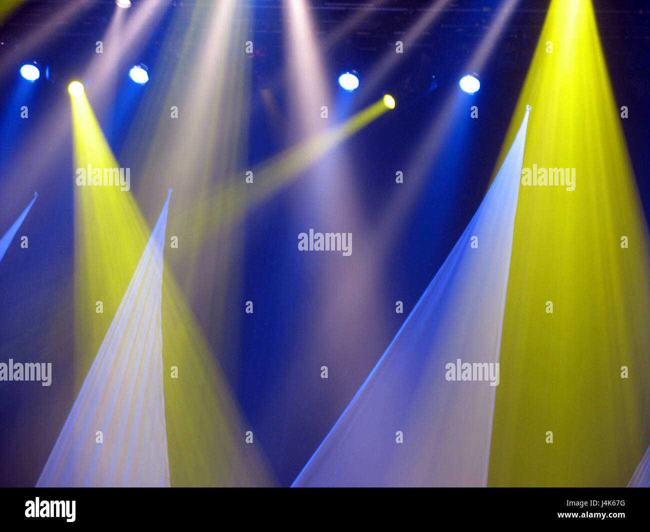 Colourful concert stage lights Stock Photo - Alamy