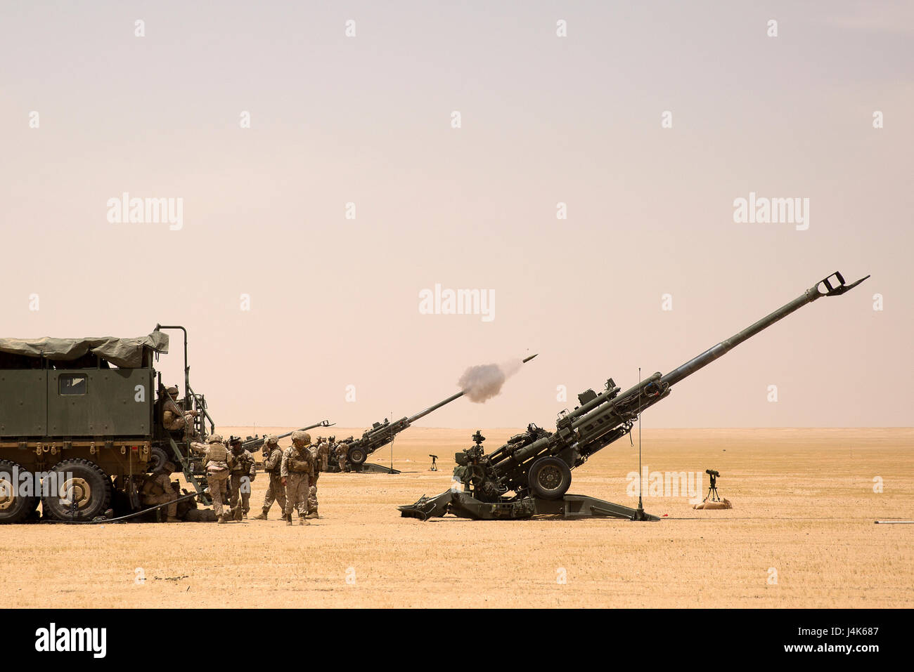 CAMP BUEHRING, Kuwait (April 23, 2017)— U.S. Marines assigned to Fox ...