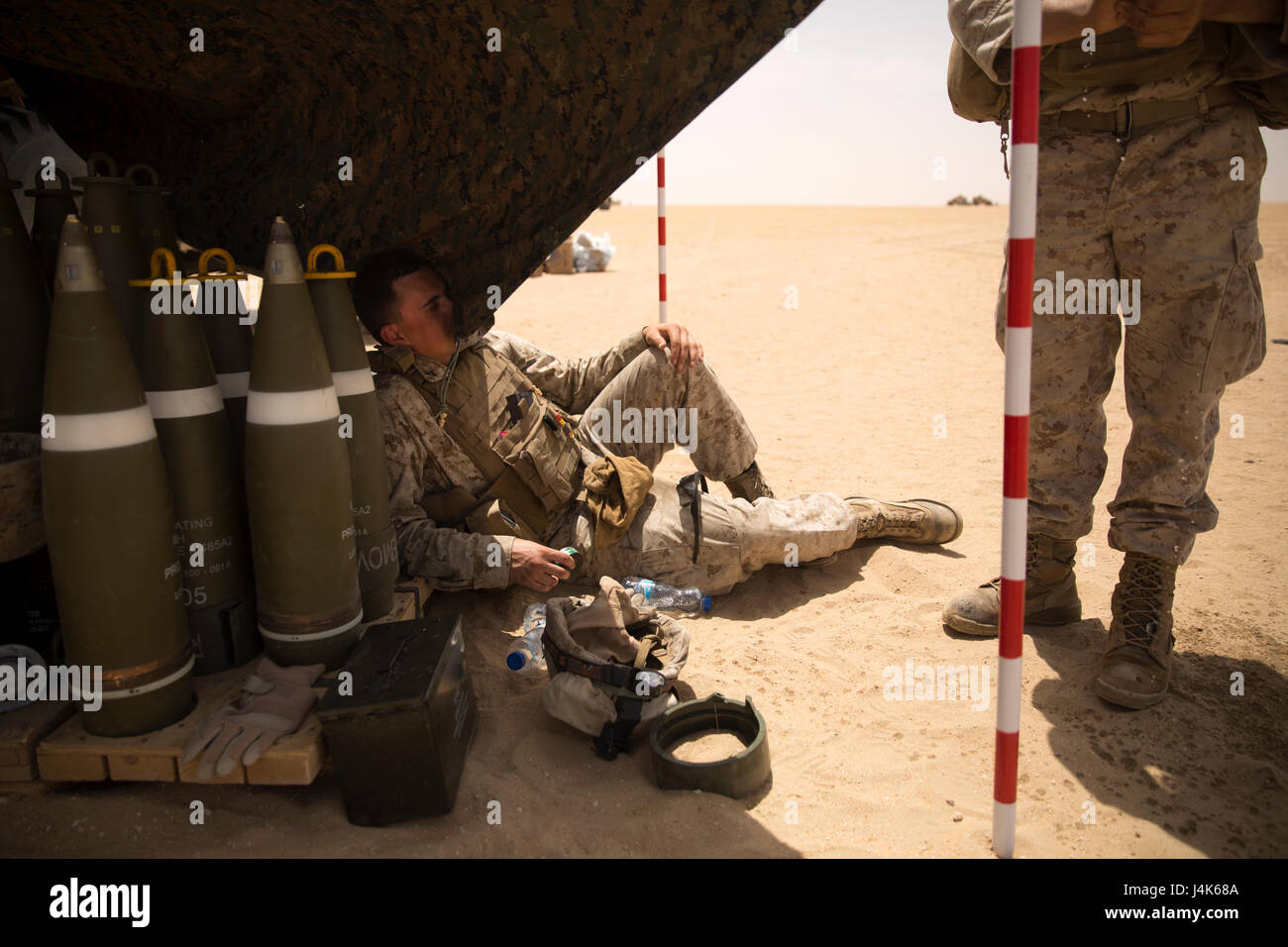 CAMP BUEHRING, Kuwait (April 23, 2017)— U.S. Marine Lance Cpl. Dustin ...