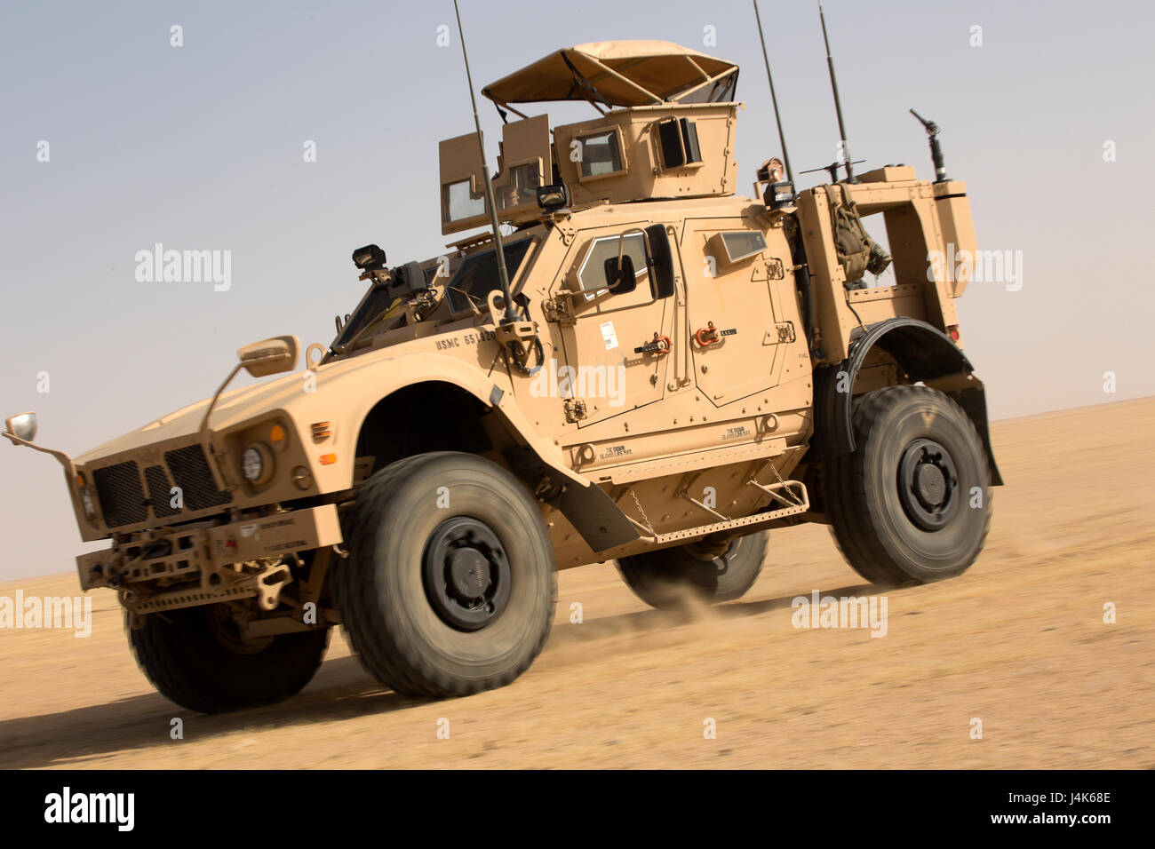 CAMP BUEHRING, Kuwait (April 23, 2017)— A mine-resistant ambush ...