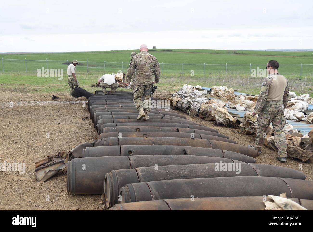 Airmen assigned to 22nd Civil Engineer Squadron Explosive Ordinance ...