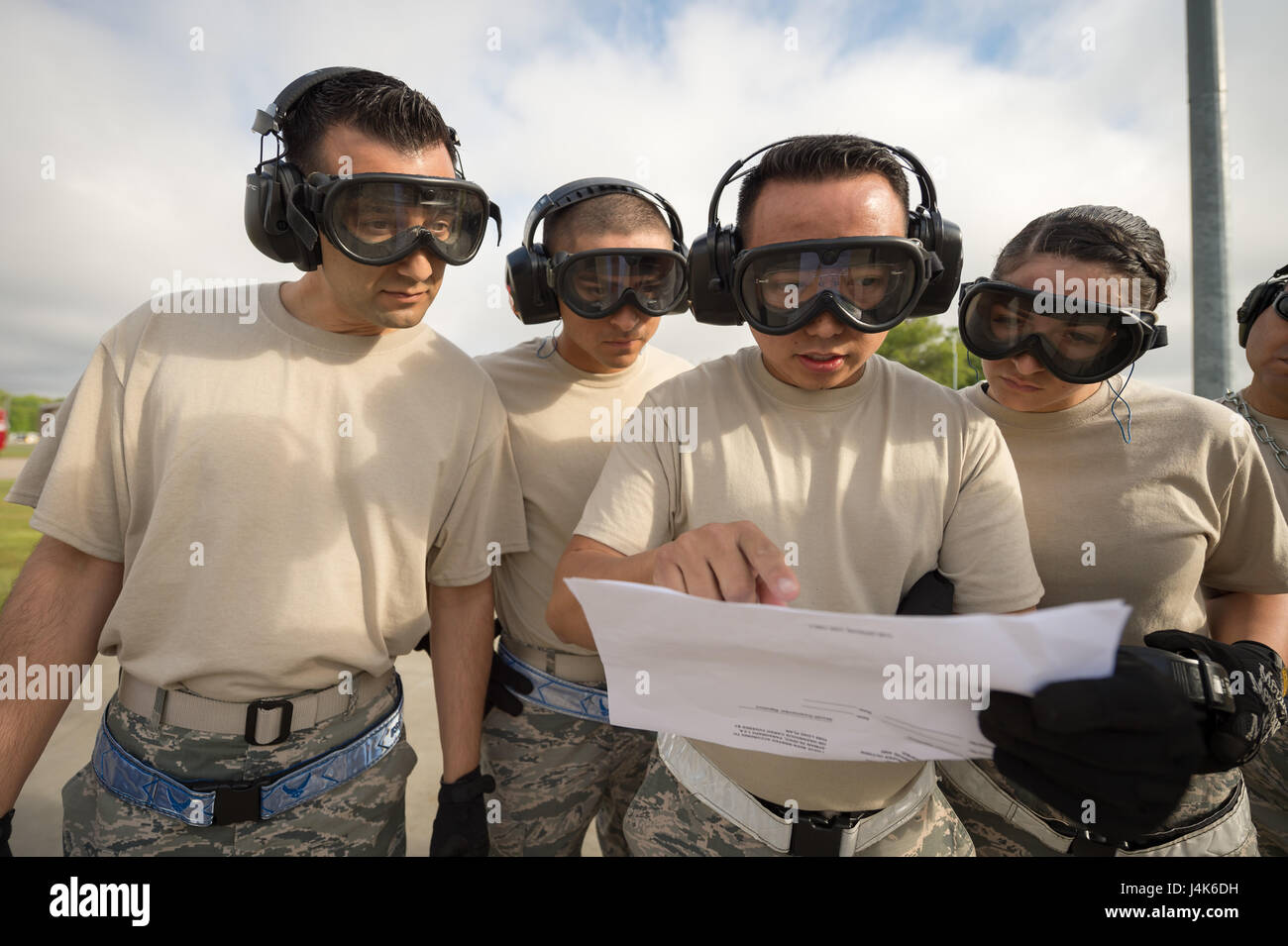Airmen from the 82nd Aerial Port Squadron at Travis Air Force Base ...