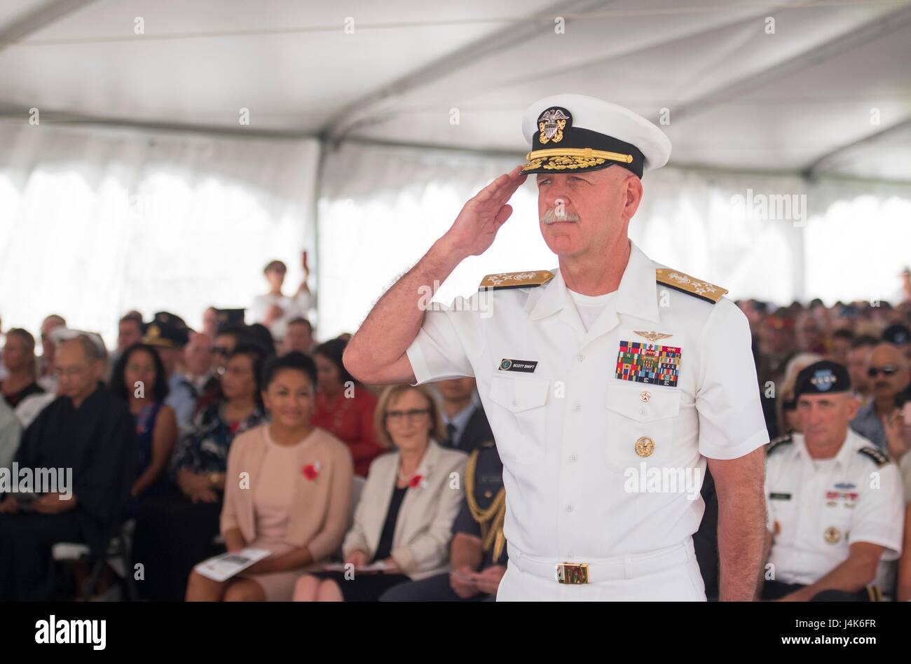 170425-N-FK070-244 HONOLULU (April 25, 2017) Adm. Scott Swift ...