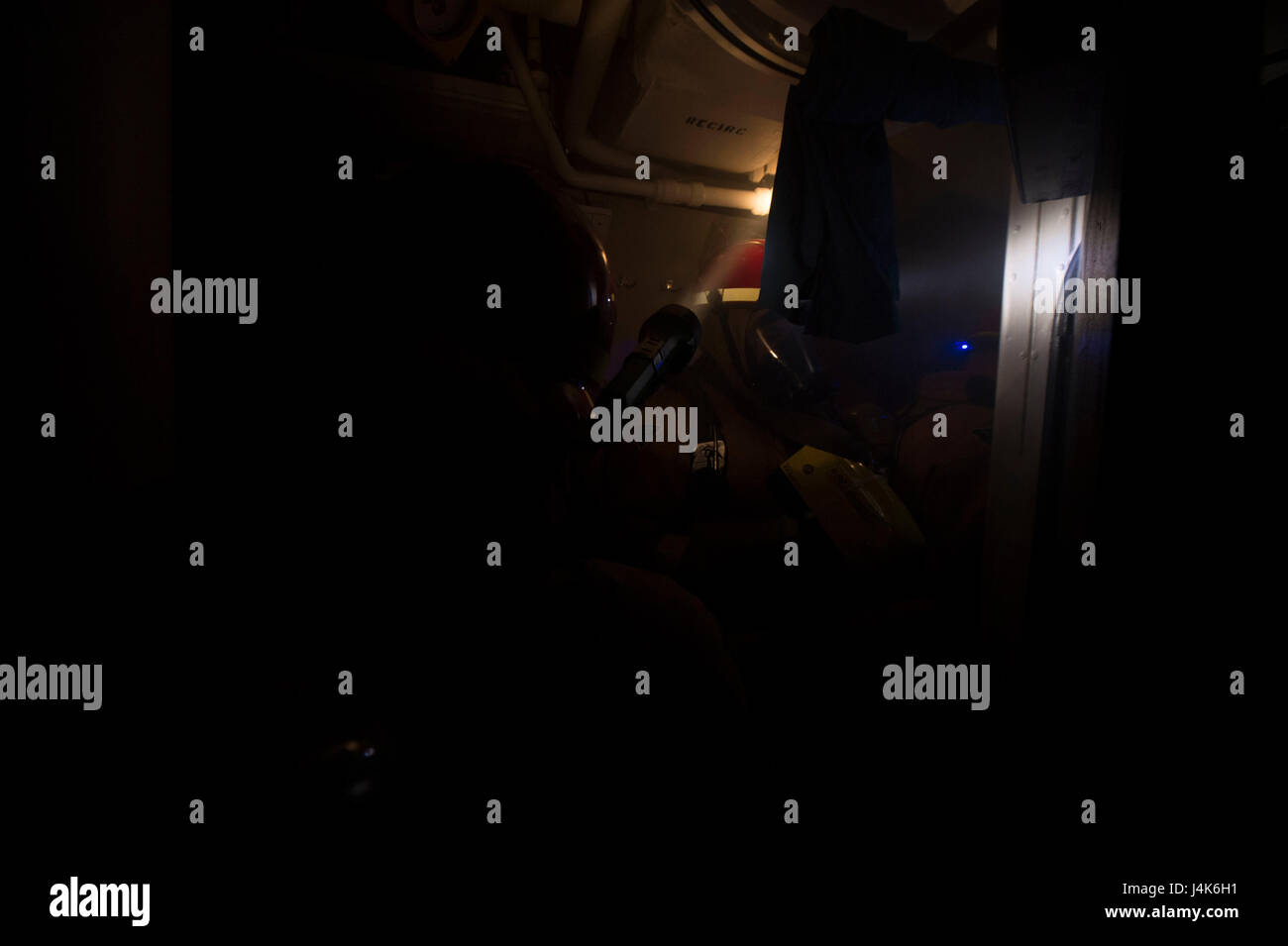 Sailors aboard USS Carney, an Arleigh Burke-class guided-missile ...