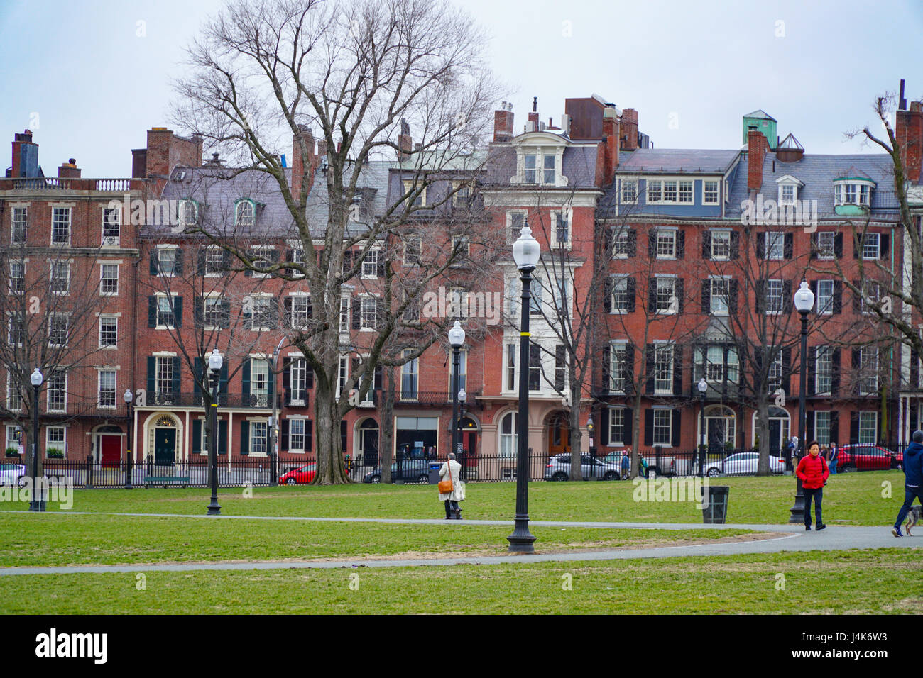 Beautiful old houses around Boston Common - BOSTON , MASSACHUSETTS ...