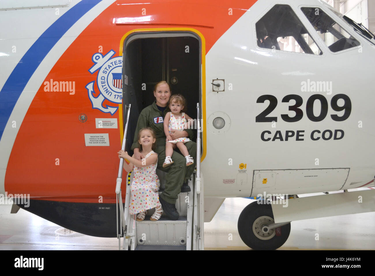 Petty Officer 2nd Class Amanda Terry, a crewmember at Coast Guard Air ...