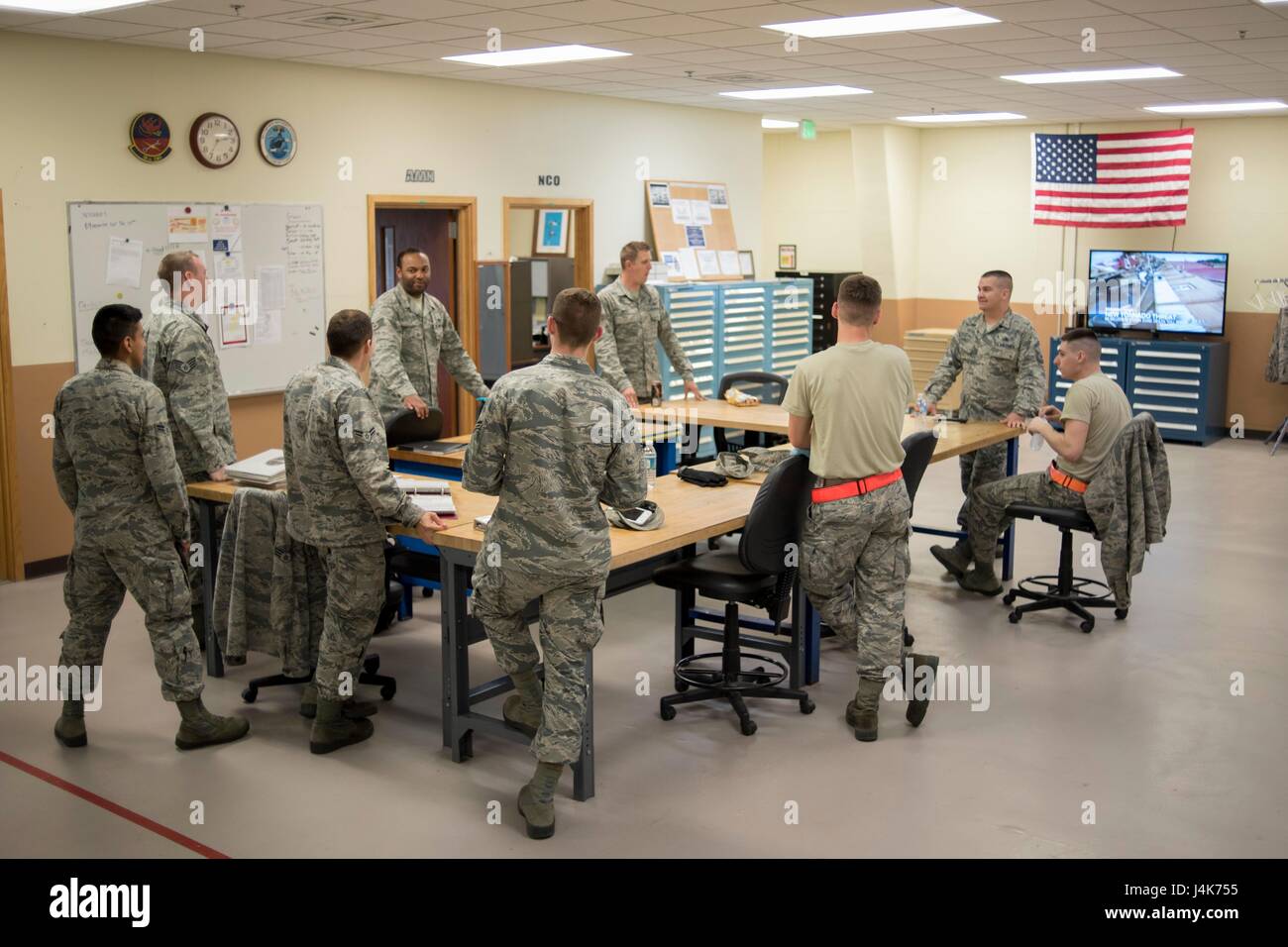 The 18th Component Maintenance Squadron hydraulics day-shift team ...