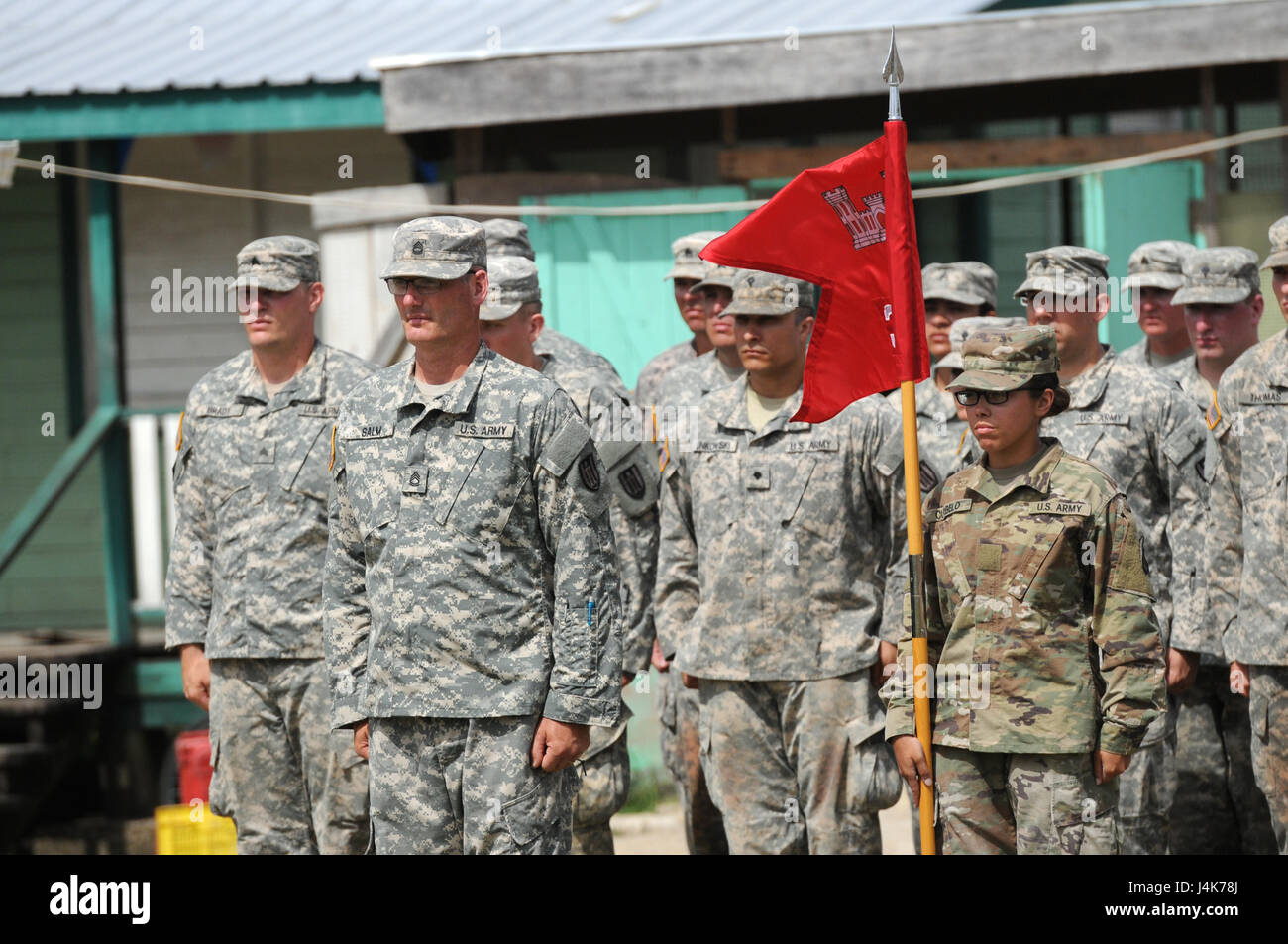 U.S. Army Engineers, reservists with the 372nd Engineer Company out of ...