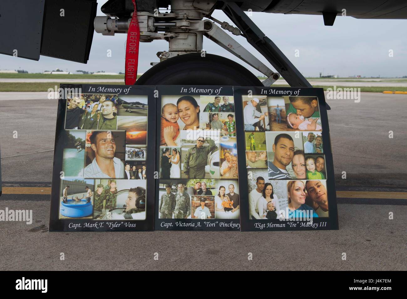 Photo collages of Capt. Mark Voss, Capt. Victoria Pinckney and ...