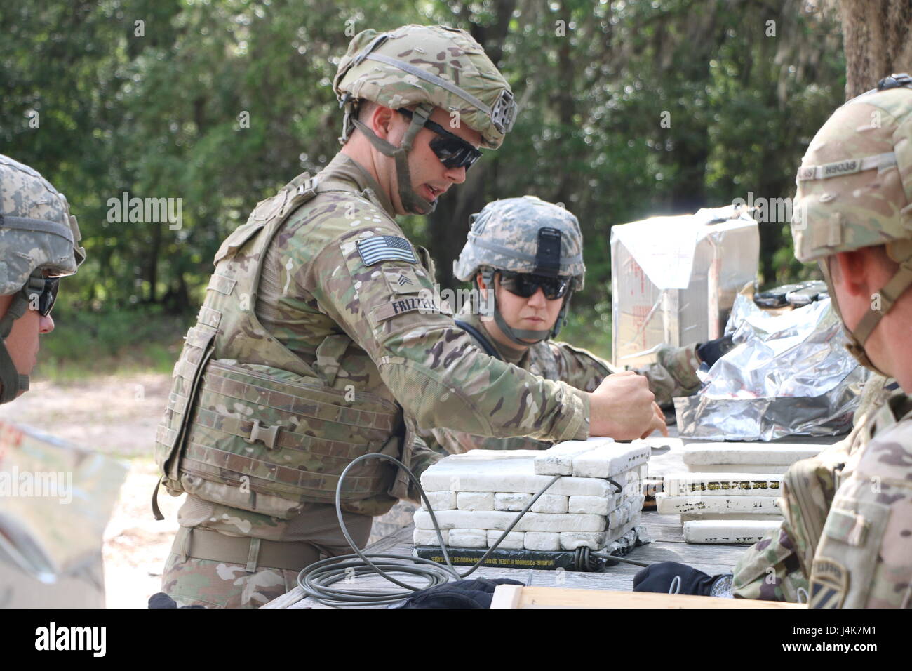 Sgt. Michael Frizzell, combat engineer with Alpha Company, 9th Brigade ...