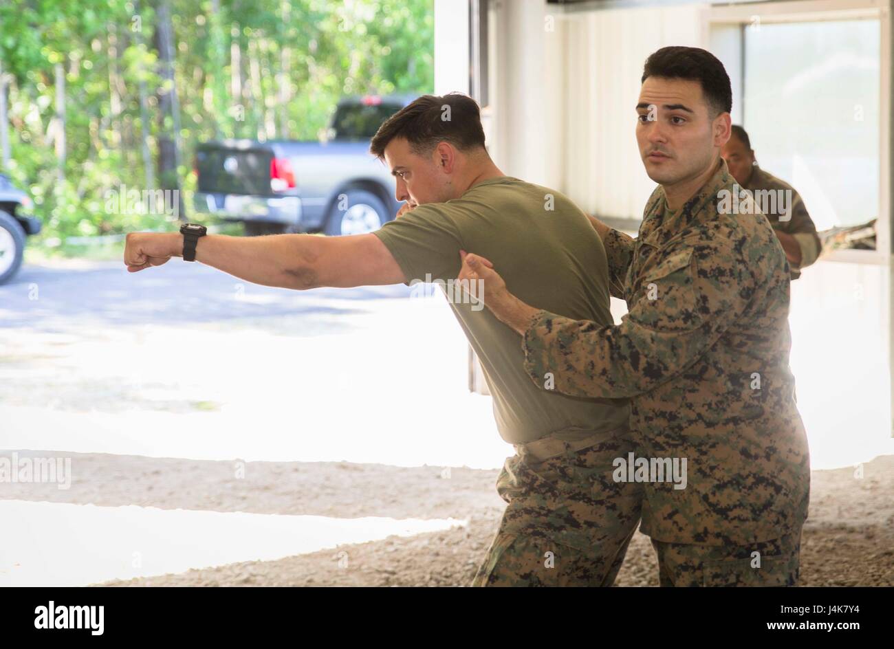 CAMP LEJEUNE, N.C. – Sgt. Brian A. Bean, left, and Sgt. Reese B ...