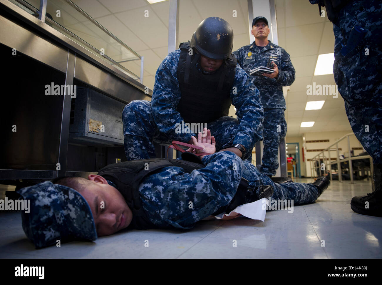 170504-N-GR120-162 NORFOLK (May 04, 2017) Damage Controlman 3rd Class ...