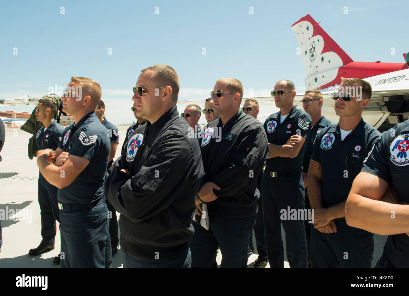 A local law enforcement officer flies with the U.S. Air Force ...