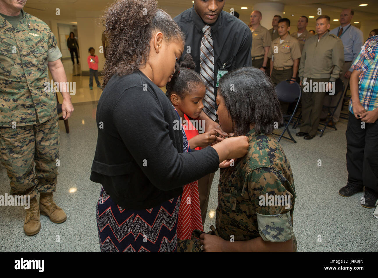 During ceremony marine corps hi-res stock photography and images - Alamy